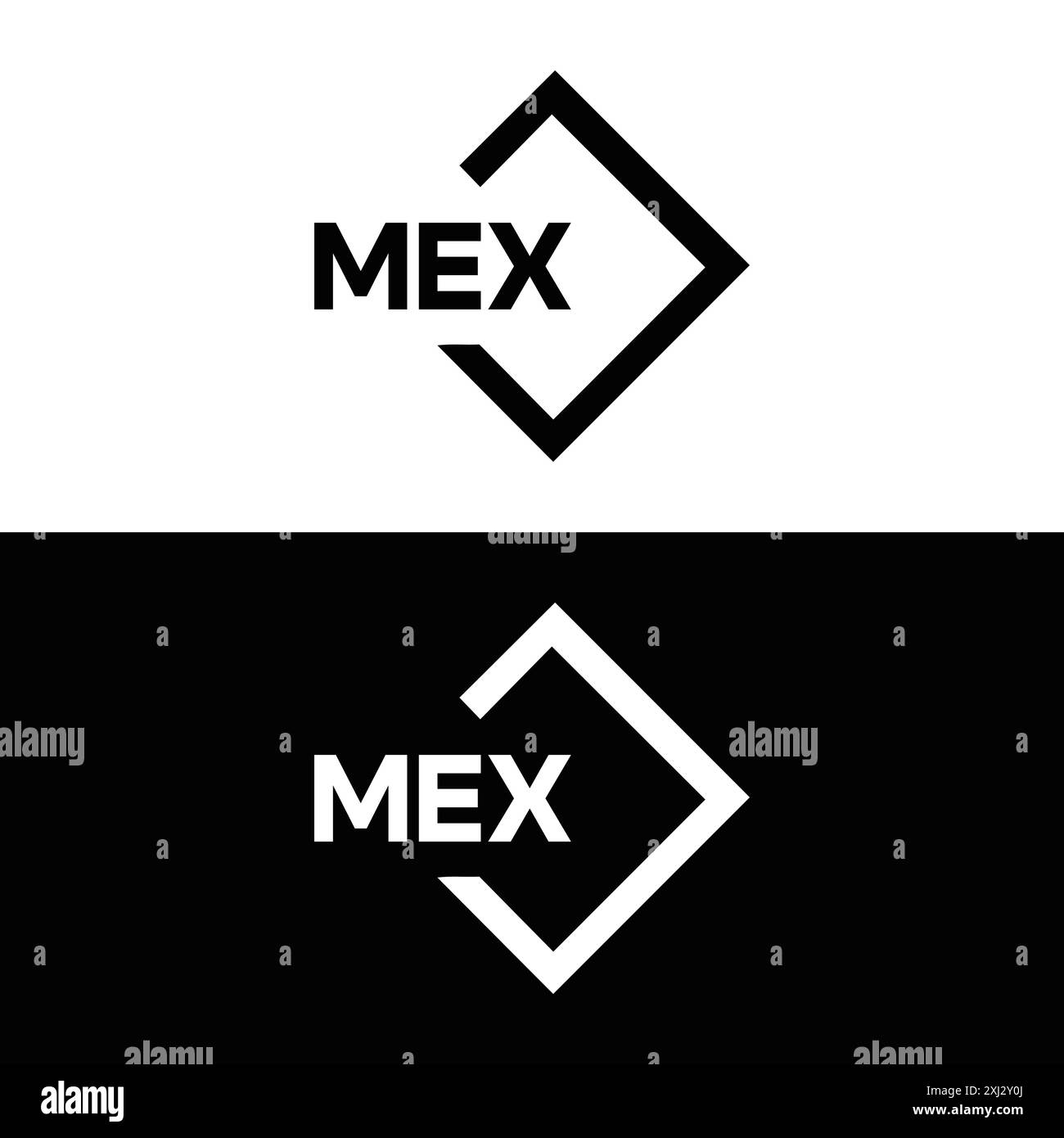 M e x logo Black and White Stock Photos & Images - Alamy