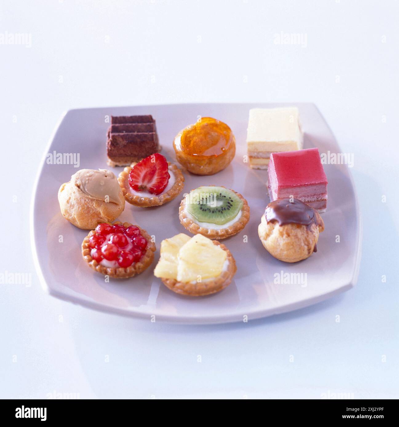Assorted sweet petit-fours Stock Photo - Alamy