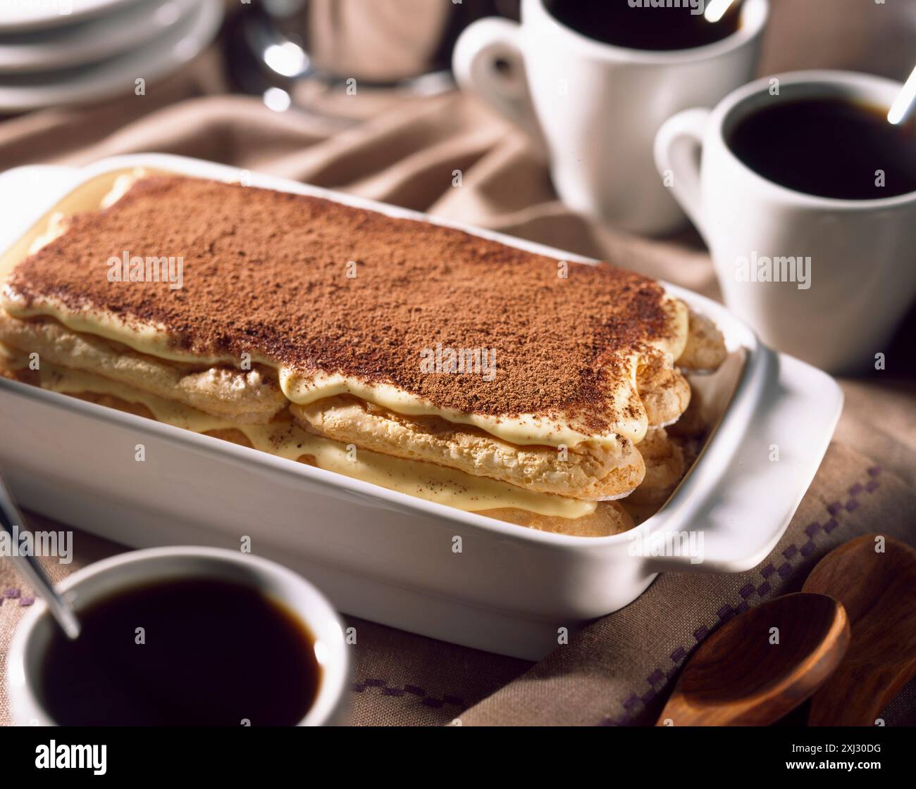 Tiramisu (step by step :Final Stock Photo - Alamy