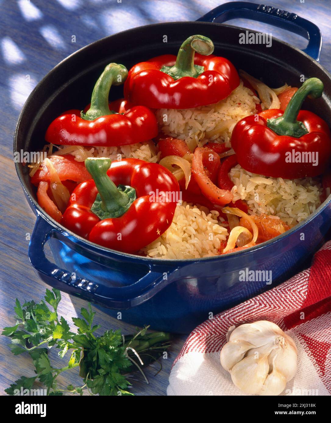 Stuffed red pepper rice hi-res stock photography and images - Alamy