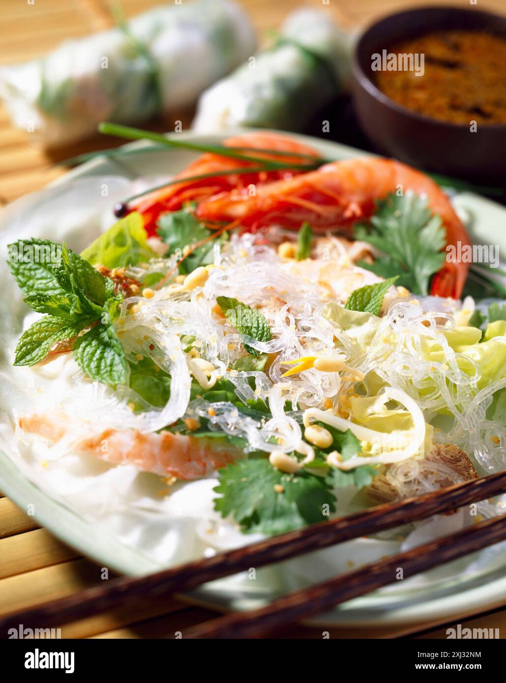 Spring rolls (step by step :final Stock Photo - Alamy