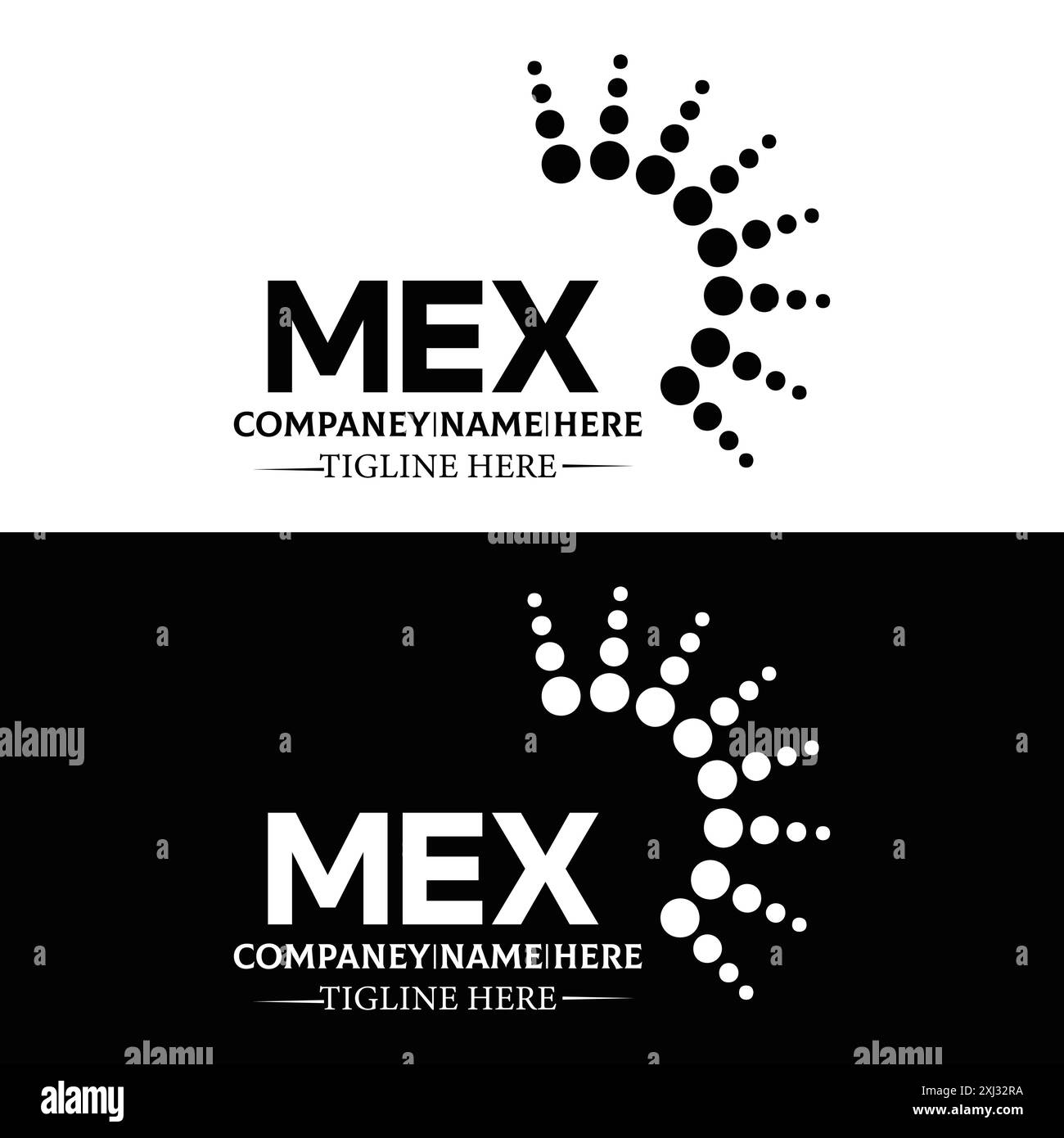 Mex circle logo Black and White Stock Photos & Images - Alamy