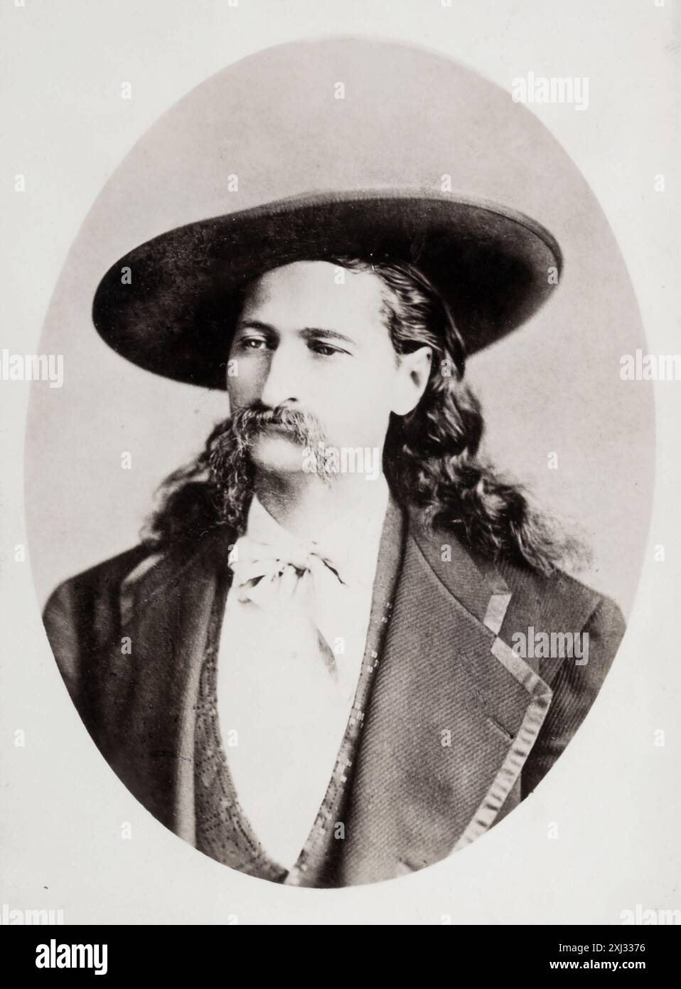 Portrait of Wild Bill Hickok by Rockwood, 1873 Stock Photo - Alamy