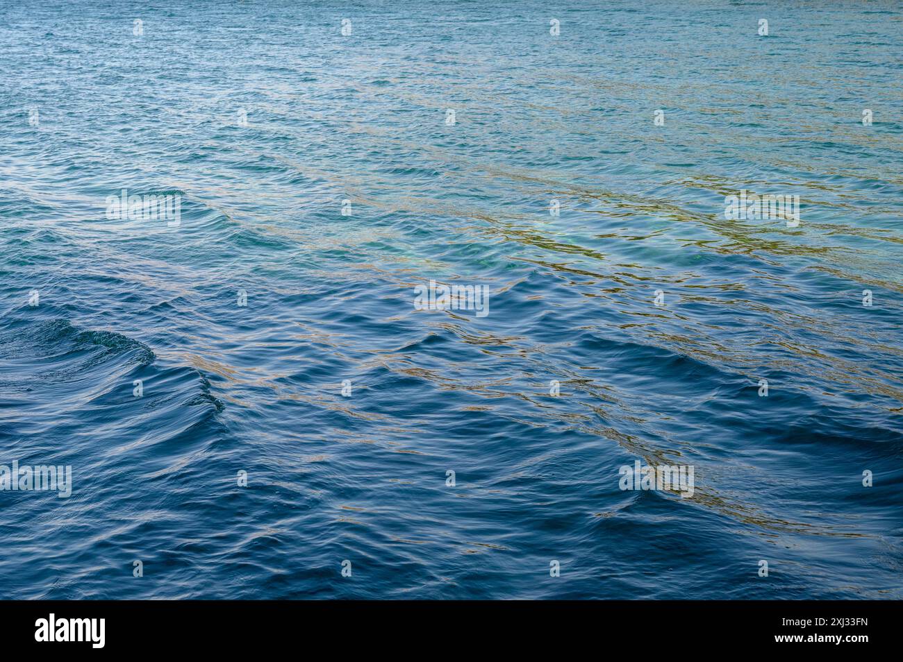 Serene blue waters of mediterranean water texture background Stock ...
