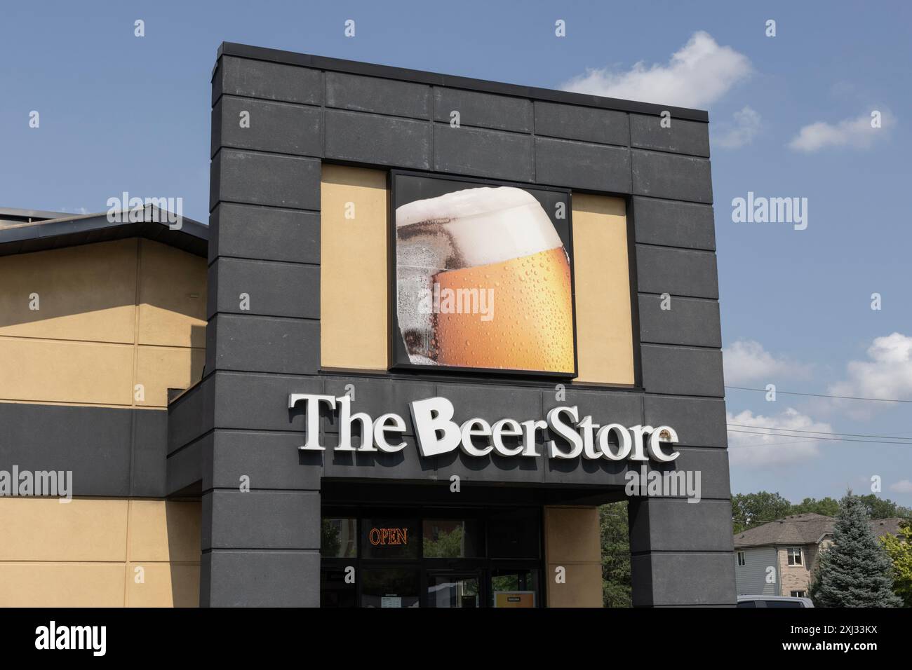 Windsor, ONT - July, 12 2024: The Beer Store retail location. The Beer ...