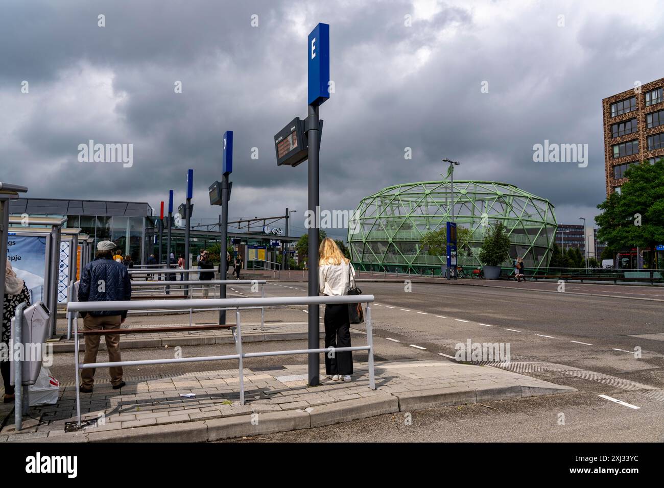 The Fiestappel, bicycle parking garage for over 900 bicycles, in a ...