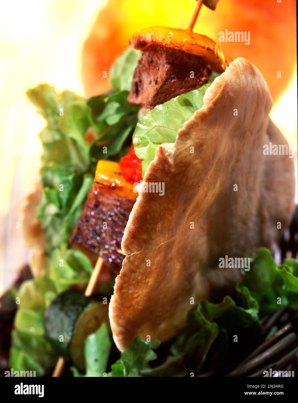 Pitta meat hi-res stock photography and images - Alamy