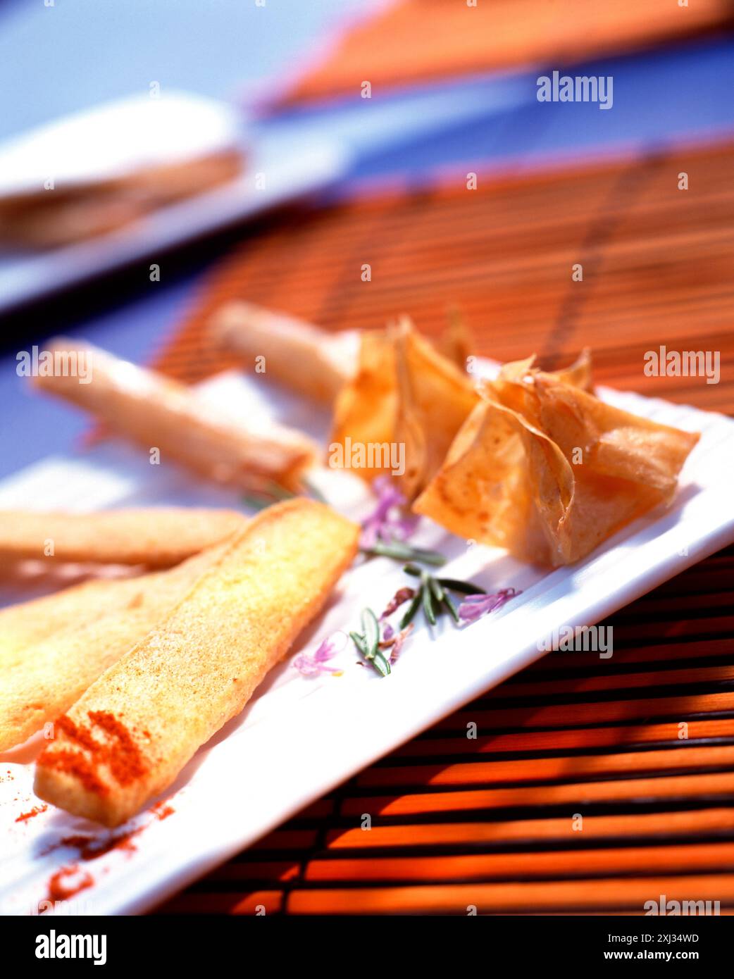 Manchego and rosemary crisp sticks,pear and parmesan shortbread ...