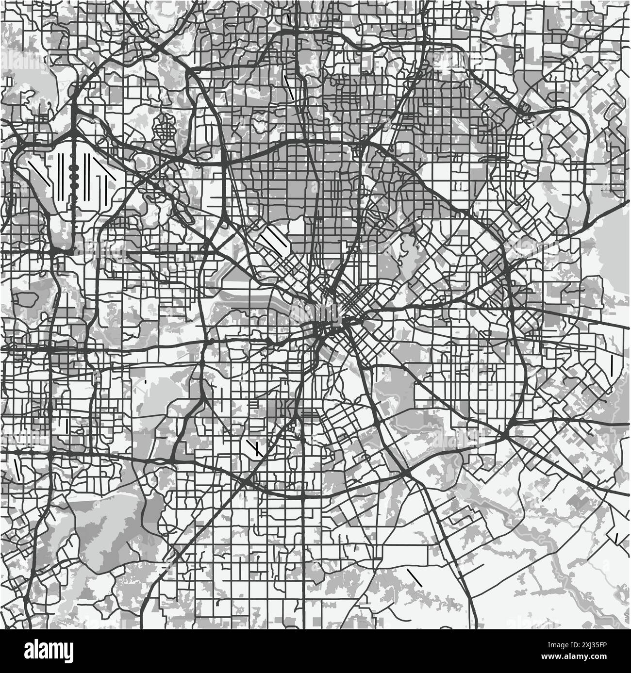 Map of texas Black and White Stock Photos & Images - Alamy