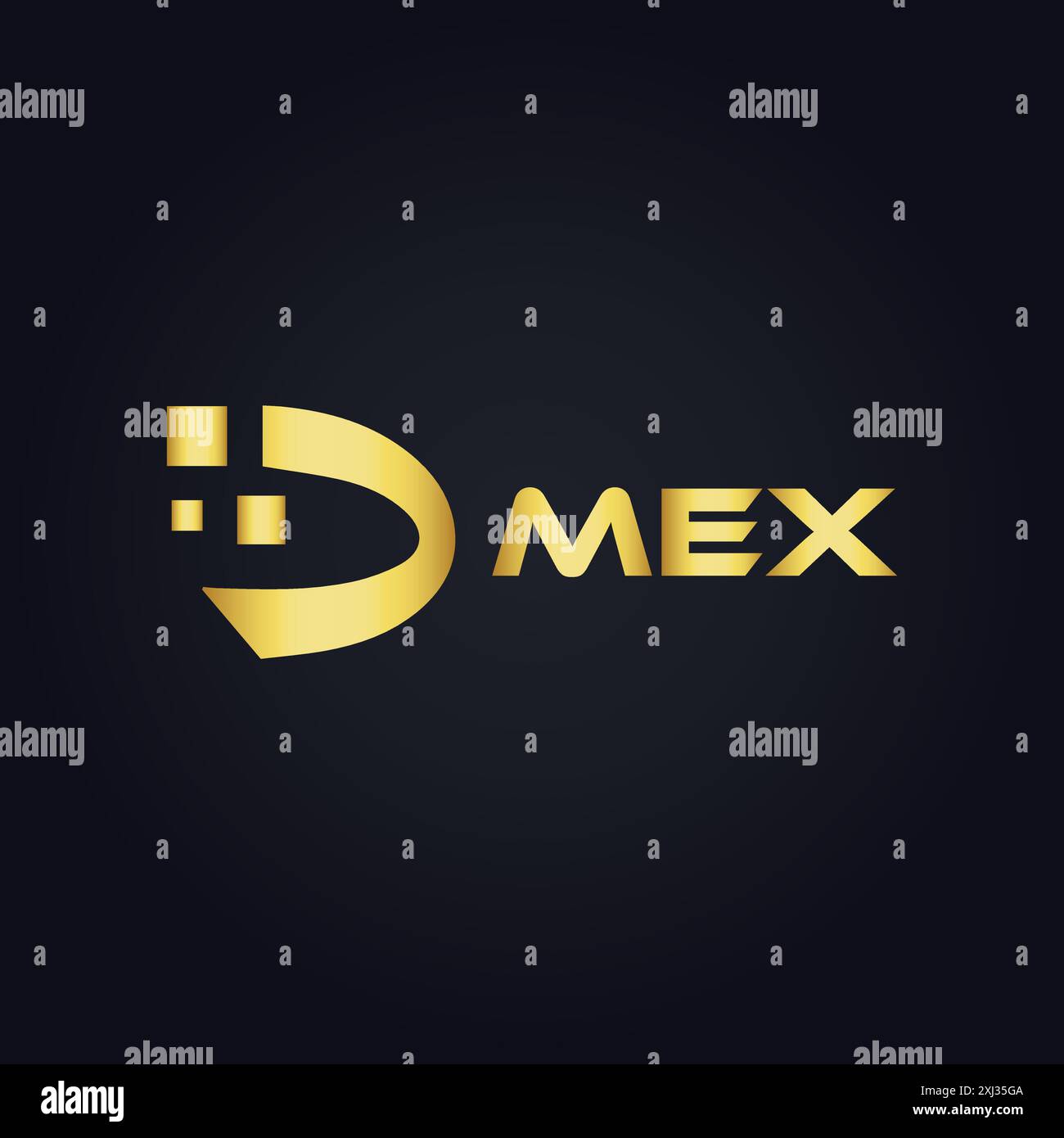 Mex gold logo hi-res stock photography and images - Alamy