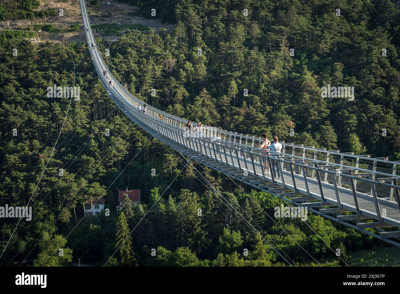 Sátoraljaújhely, Hungary - Jun 15 2024: Bridge of National Unity - one ...