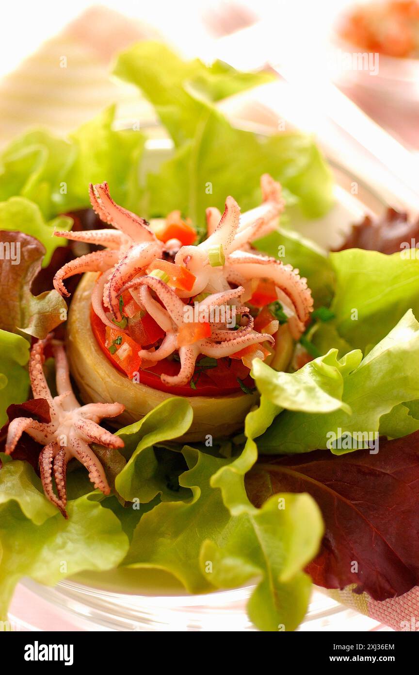 steamed inkfish with artichoke hearts and bases (topic: summer cooking ...