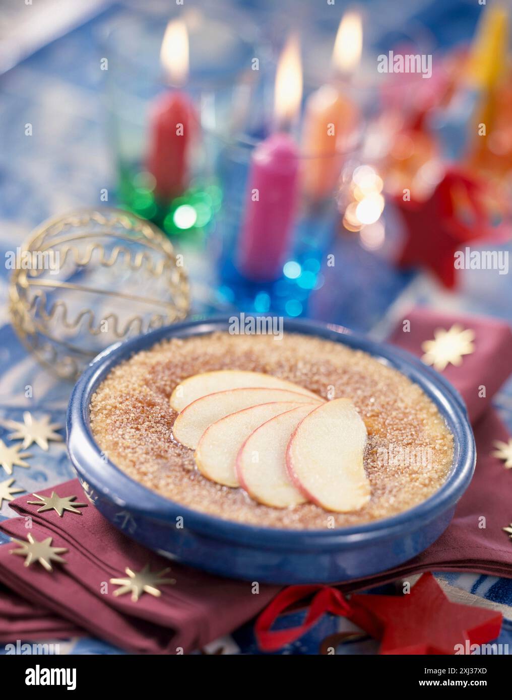 Apple slice flame hi-res stock photography and images - Alamy