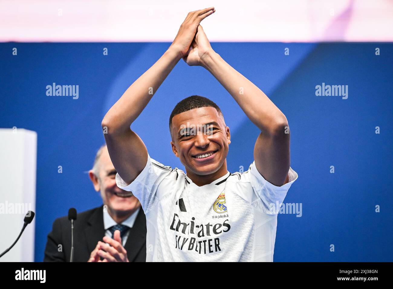 Kylian mbappe real madrid presentation hi-res stock photography and ...