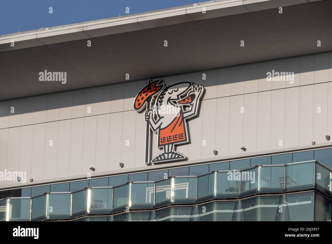 Detroit - July, 13 2024: Little Caesars Pizza World Headquarters ...