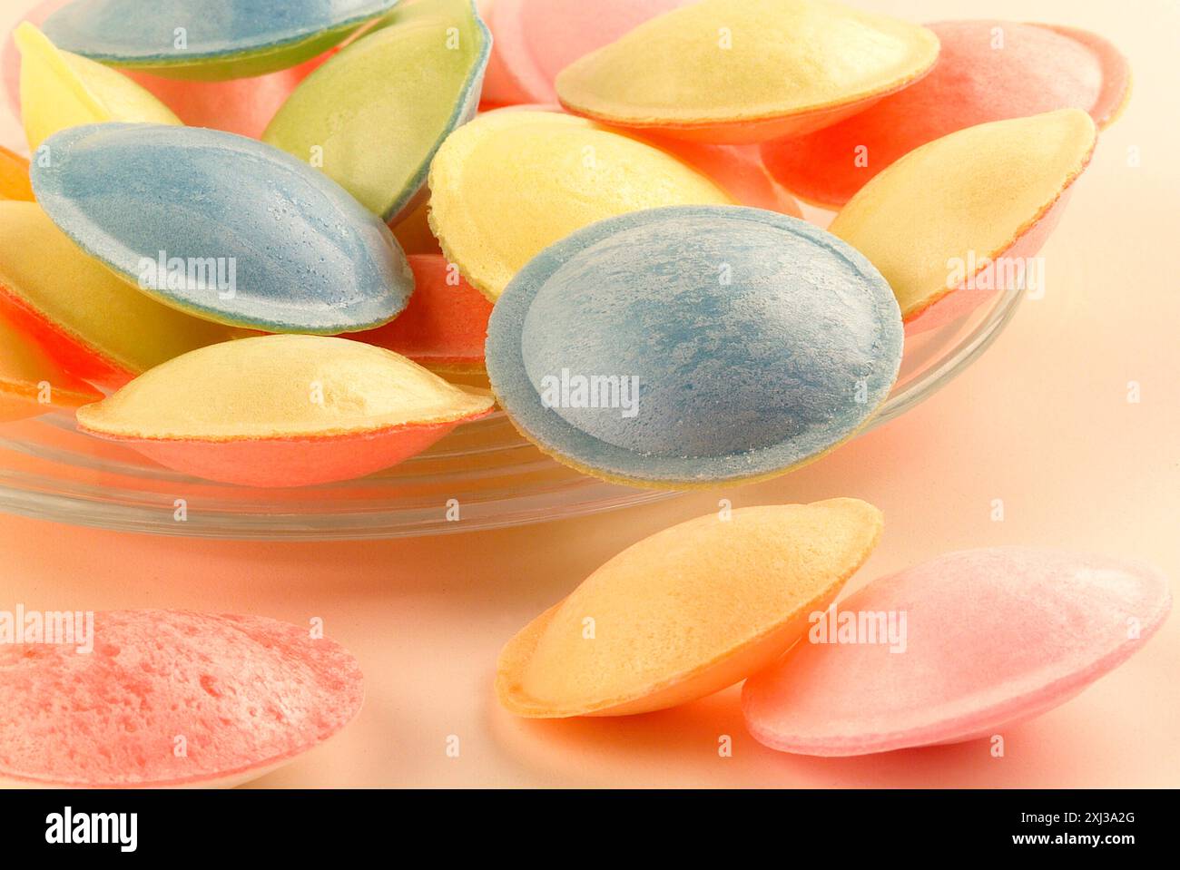 Acidulated sugar capsules Stock Photo - Alamy