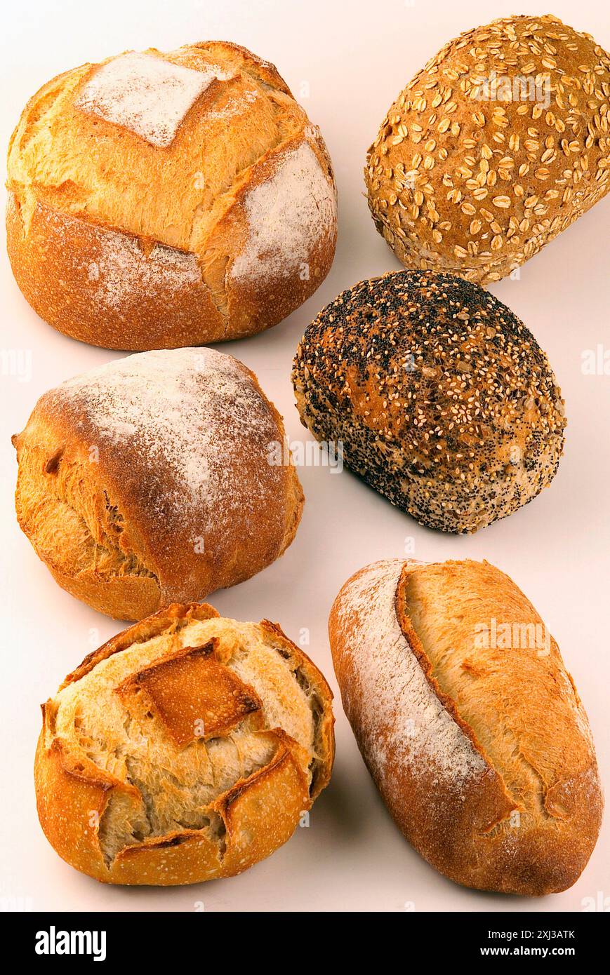 Selection of granary breads Stock Photo - Alamy