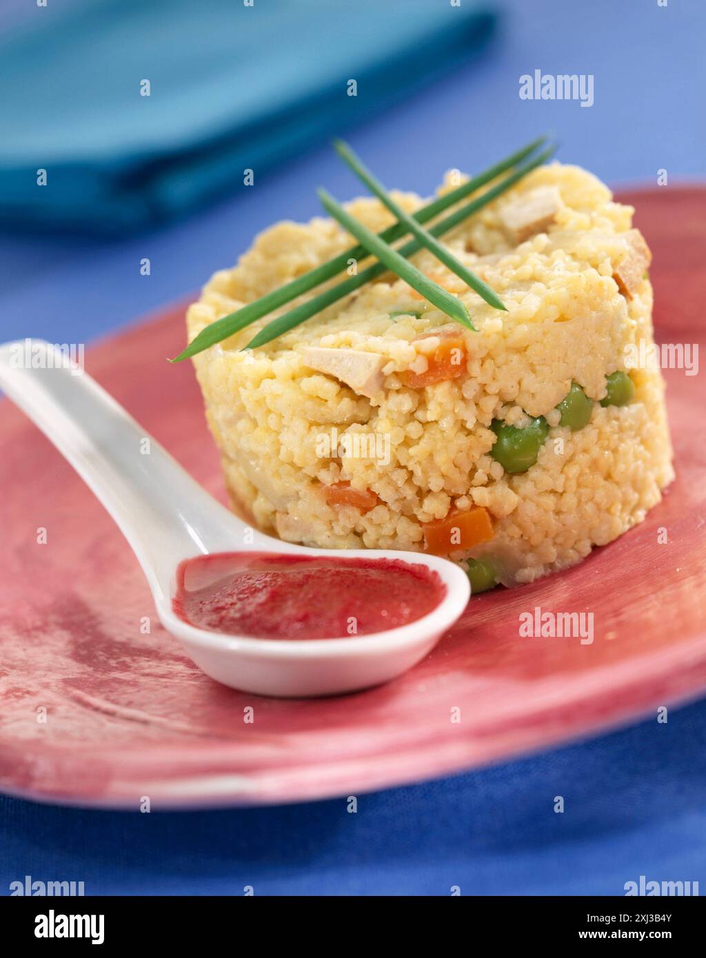 Miso cake with beetroot sauce Stock Photo - Alamy