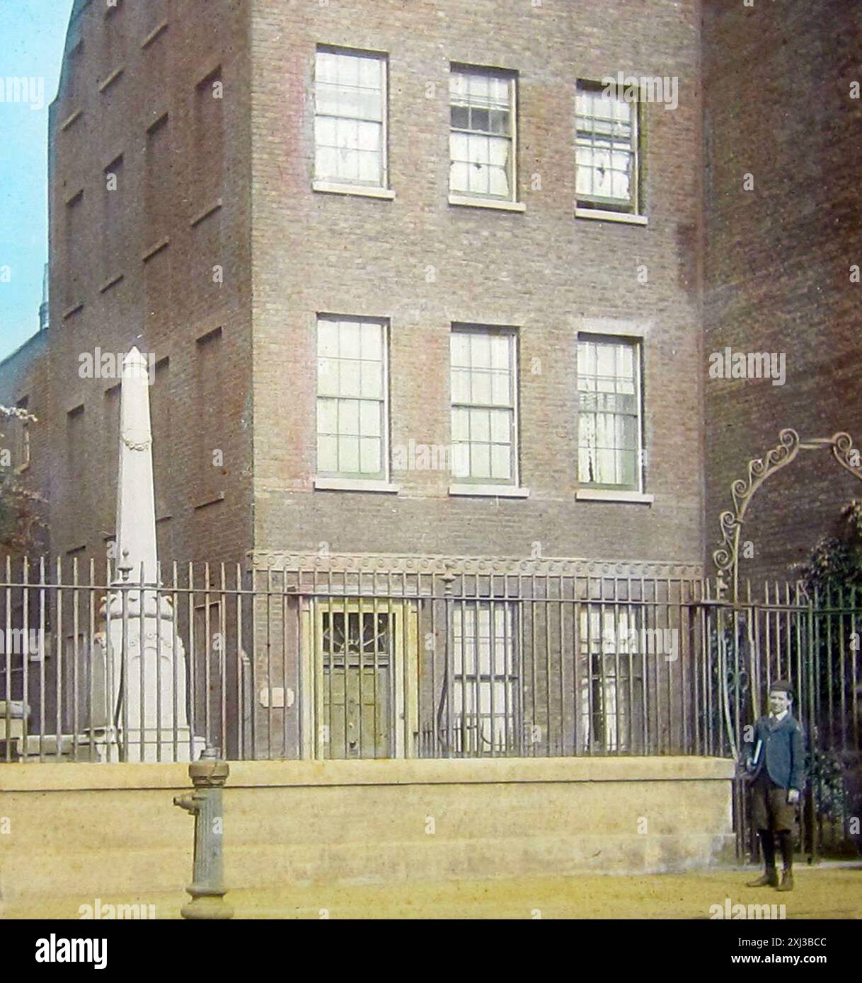 John Wesley's house, City Road, London, Victorian period Stock Photo ...