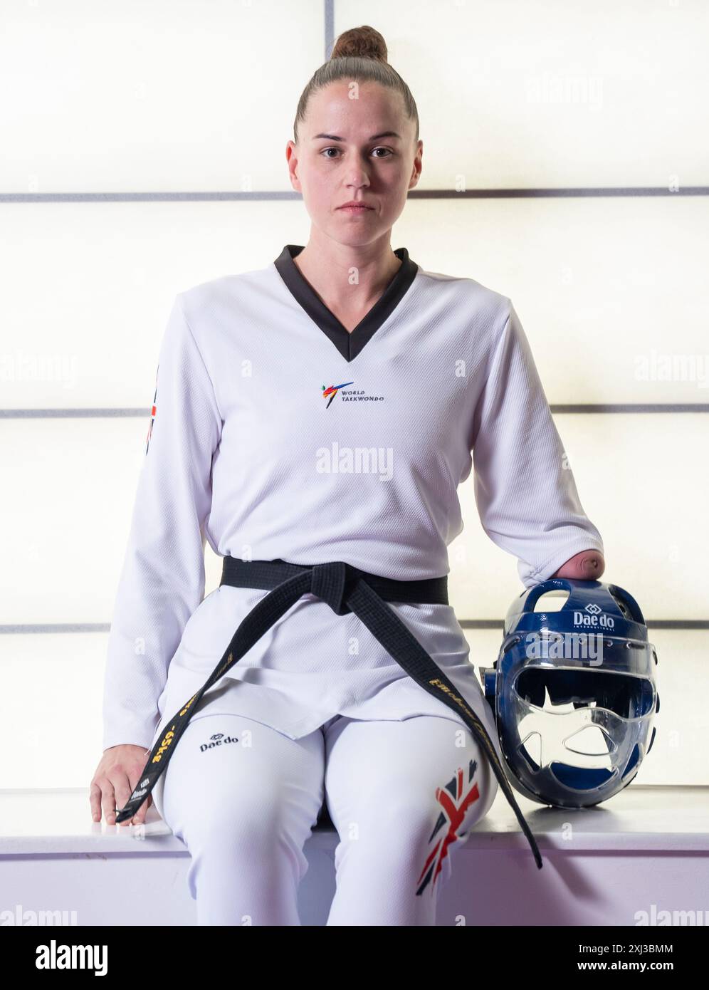 Beth Munro during a training session at the National Taekwondo Centre ...