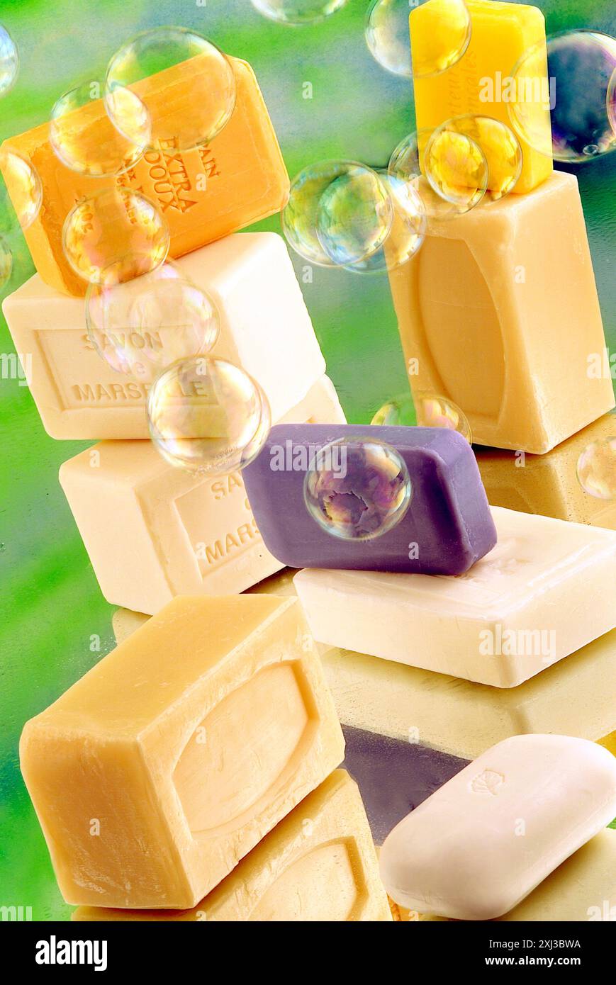 assorted soap and bubbles Stock Photo - Alamy