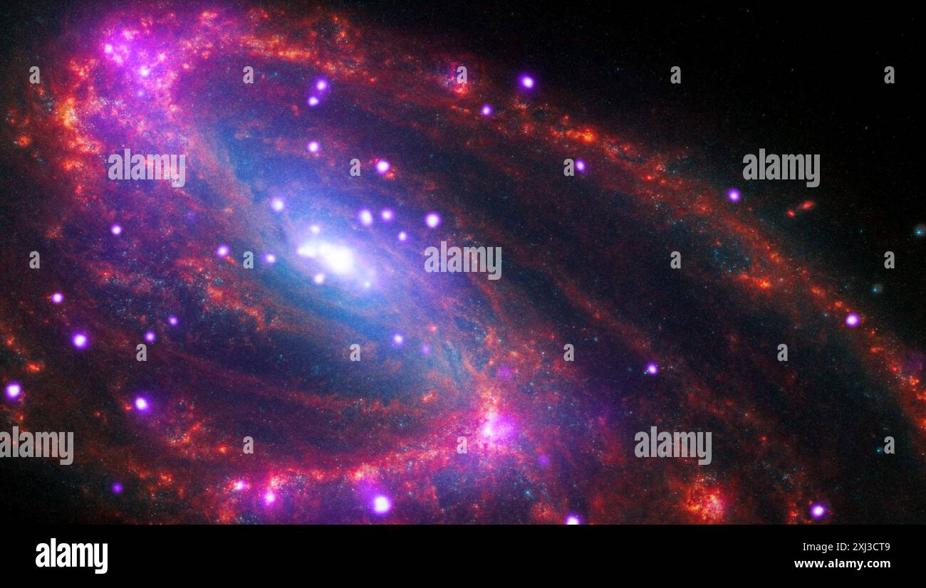 July 11, 2024 - Deep Space - This is a composite image from NASA's ...