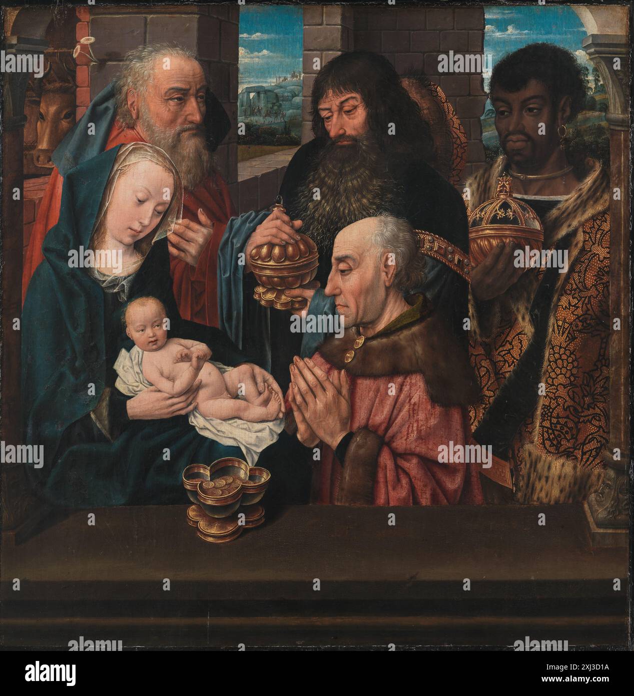 The Adoration of the Kings Hugo van der Goes (Værksted) Ca. 1440-1482 1496 - 1505, Goes, Hugo ...
