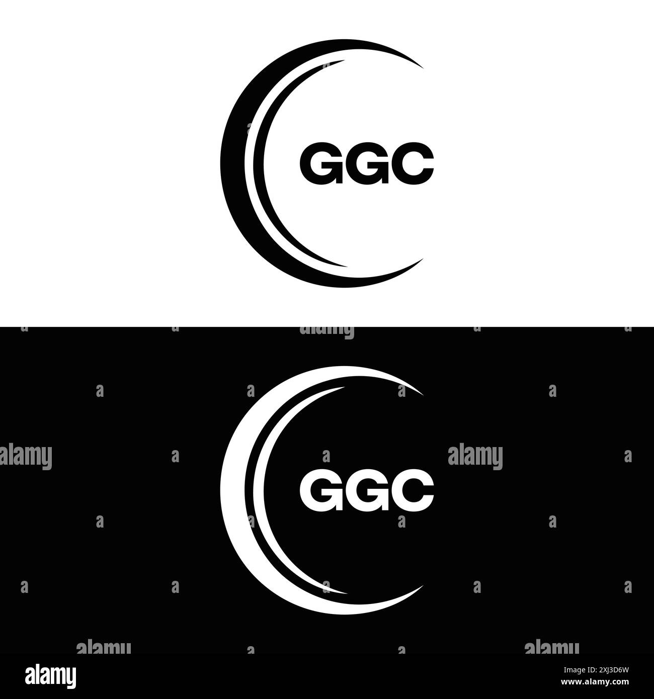 Ggc logo design Black and White Stock Photos & Images - Alamy