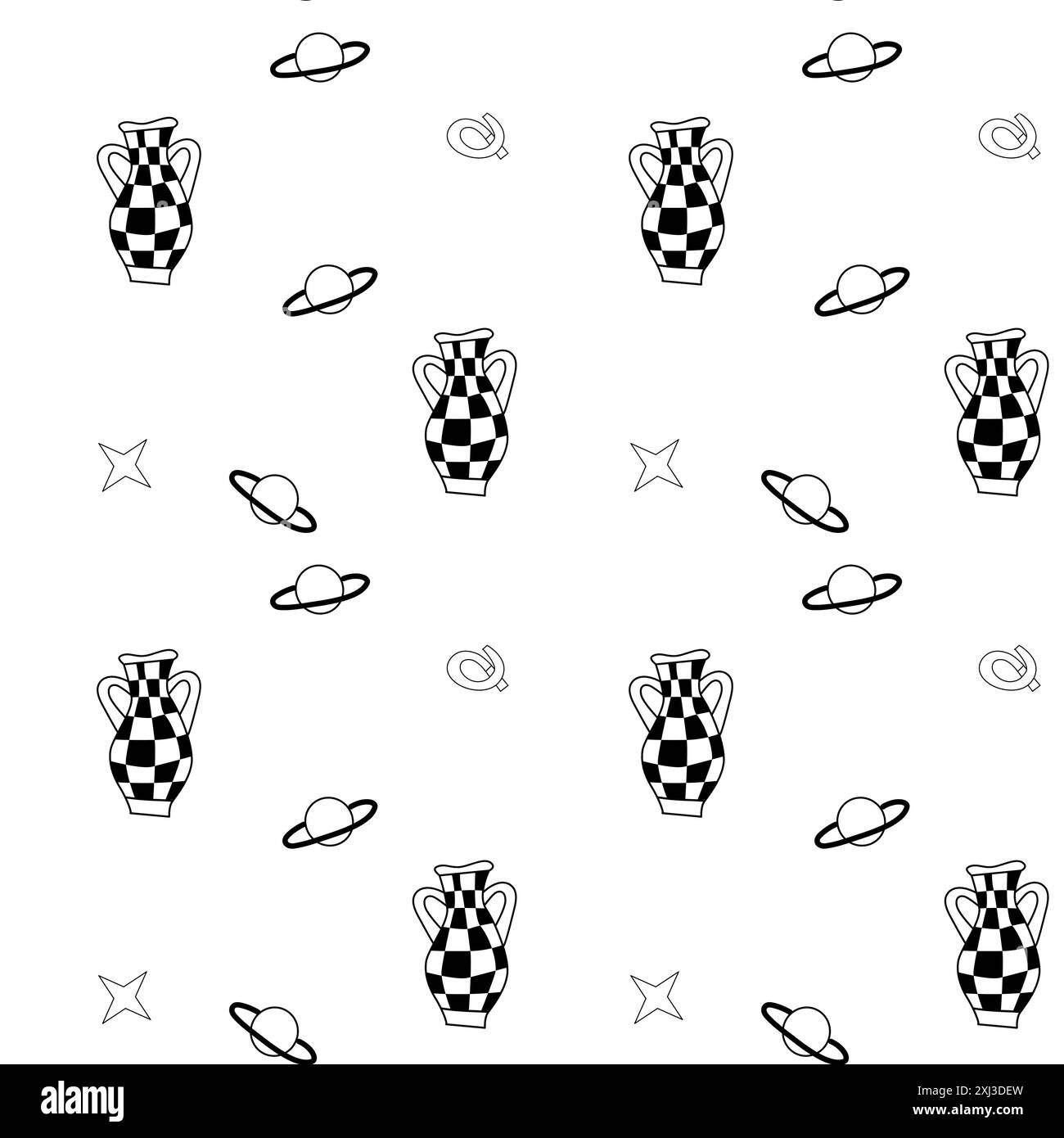 Surrealism elements pattern with abstract greek ancient sculptures ...