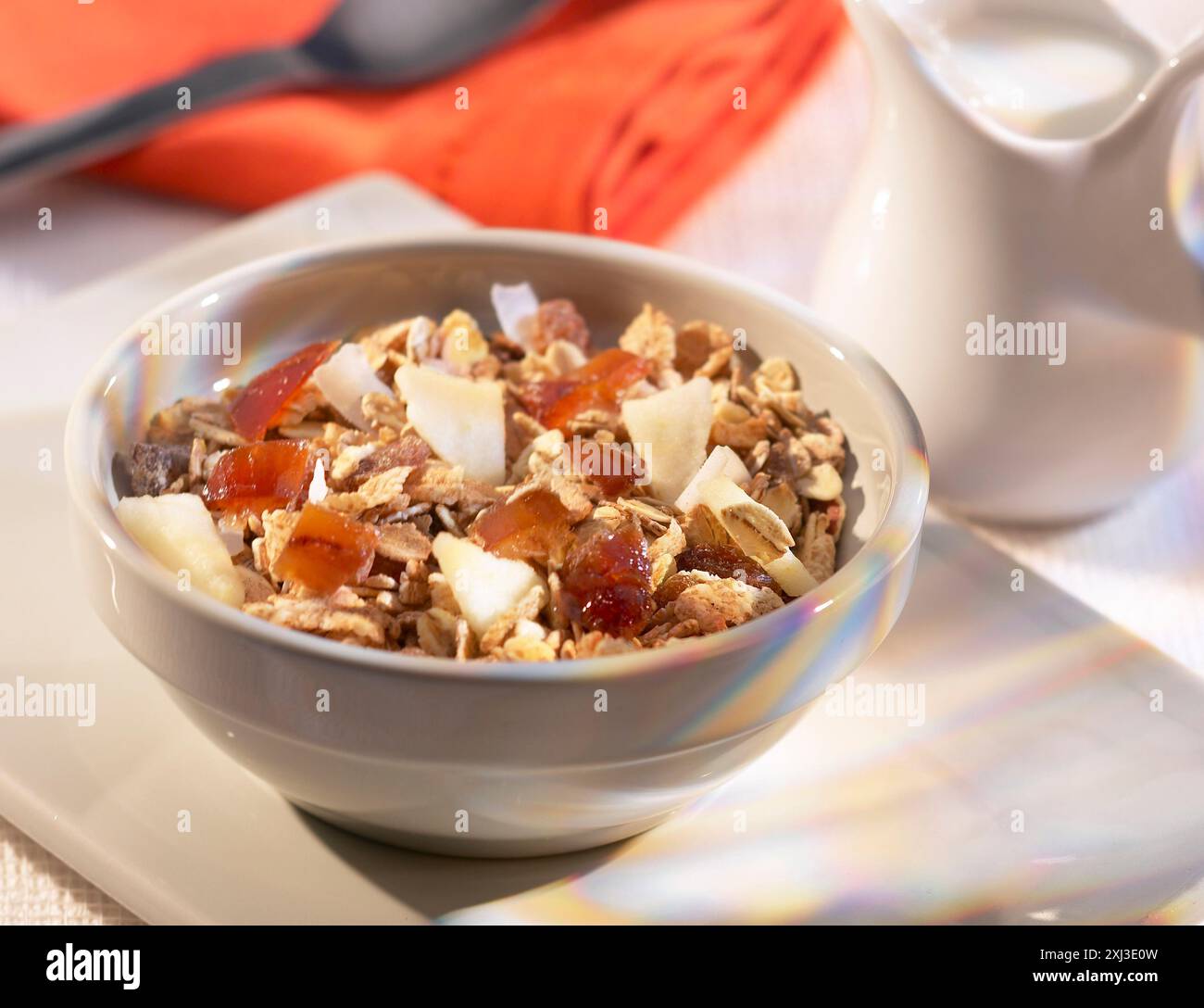 4 cereal organic muesli Stock Photo - Alamy