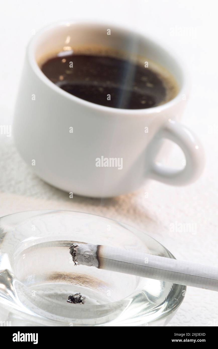 coffee and cigarette Stock Photo - Alamy