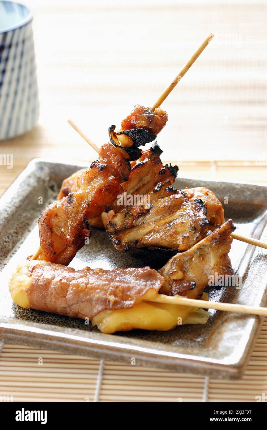 Yakitori (topic: japanese cooking Stock Photo - Alamy