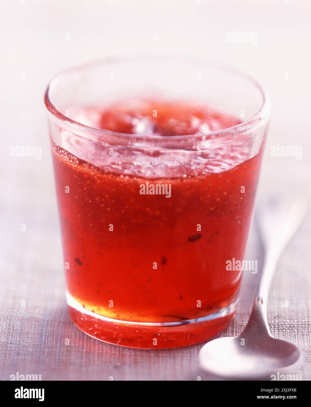 Red fruit jelly Stock Photo - Alamy