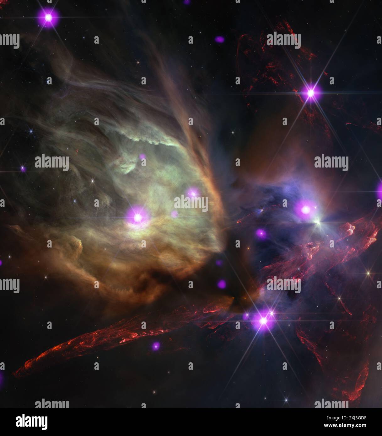 July 11, 2024 - Deep Space - This is a composite image from NASA's ...