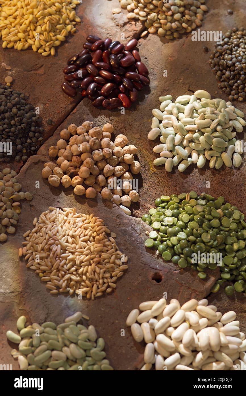 Selection of dried vegetables Stock Photo - Alamy