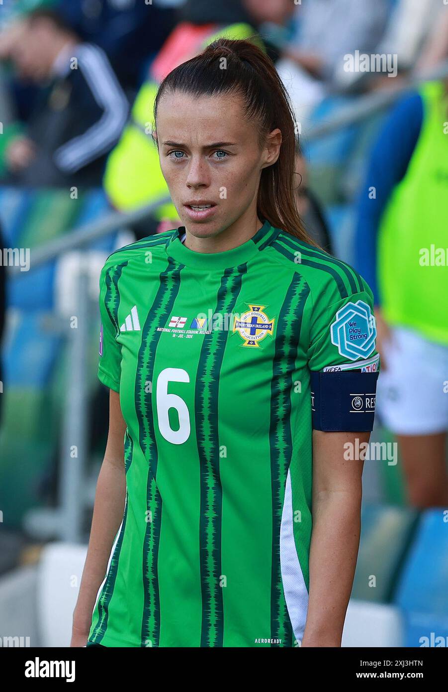 Northern Ireland's Laura Rafferty before the UEFA Women's Euro 2025 ...