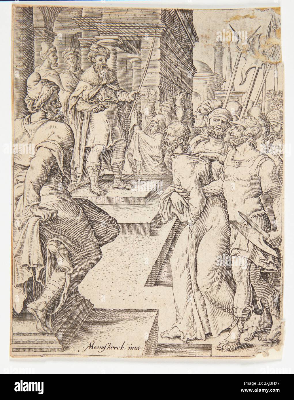 Jesus for Pontius Pilatus Coornhert, Dirk Volkertsz 1522 - 1590 ...