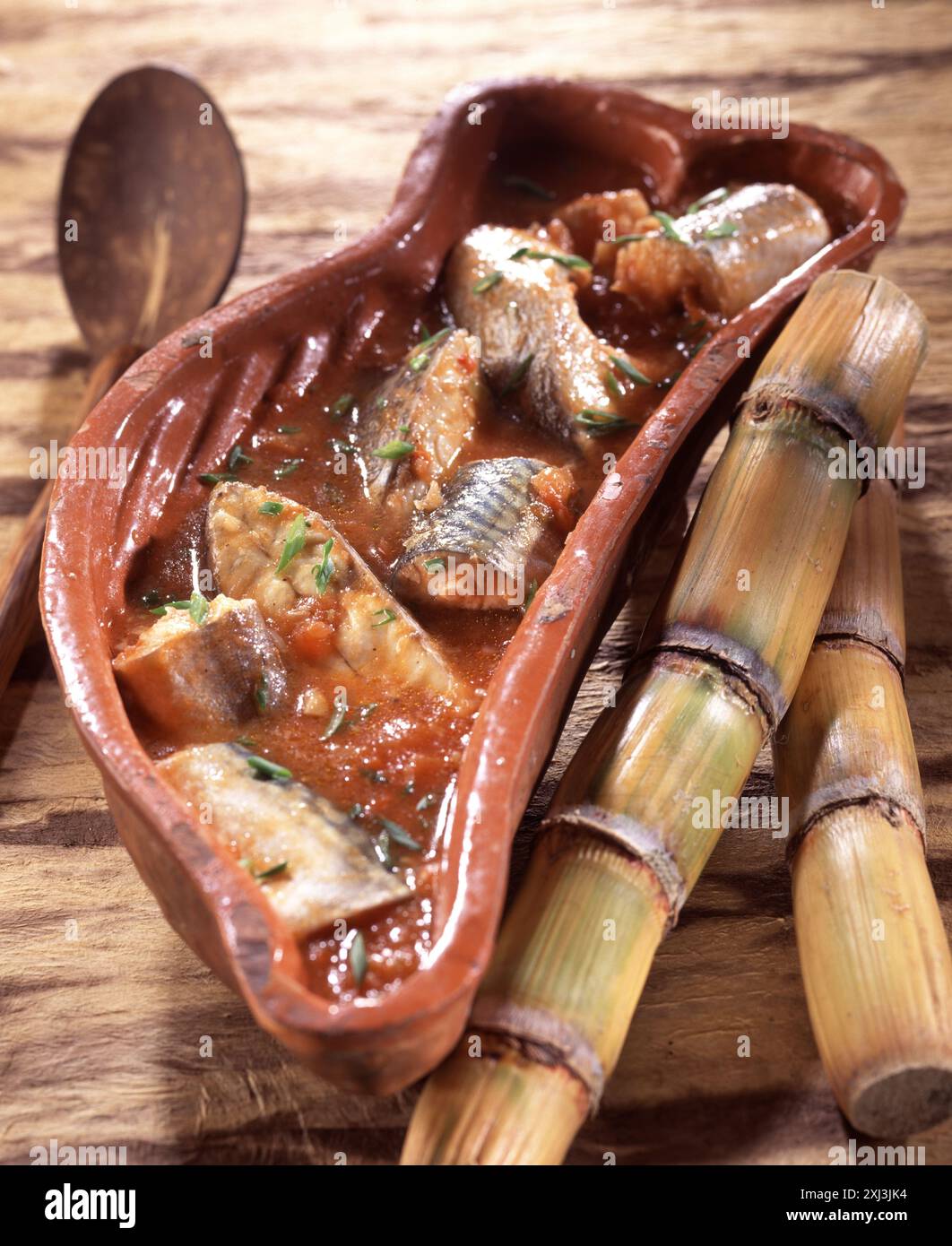 Creole-style fish in Court-bouillon Stock Photo - Alamy