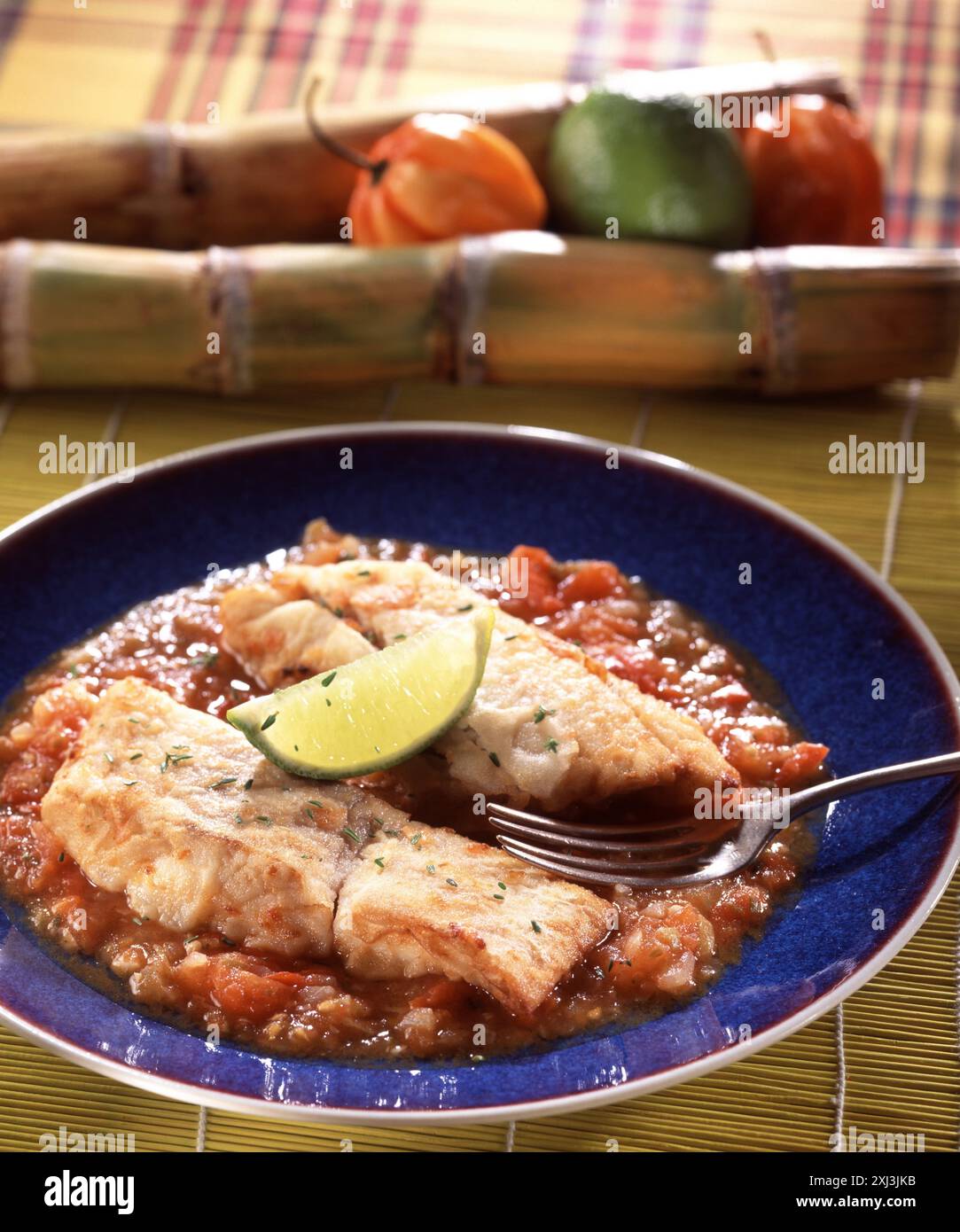 Creole-style fish stew Stock Photo - Alamy