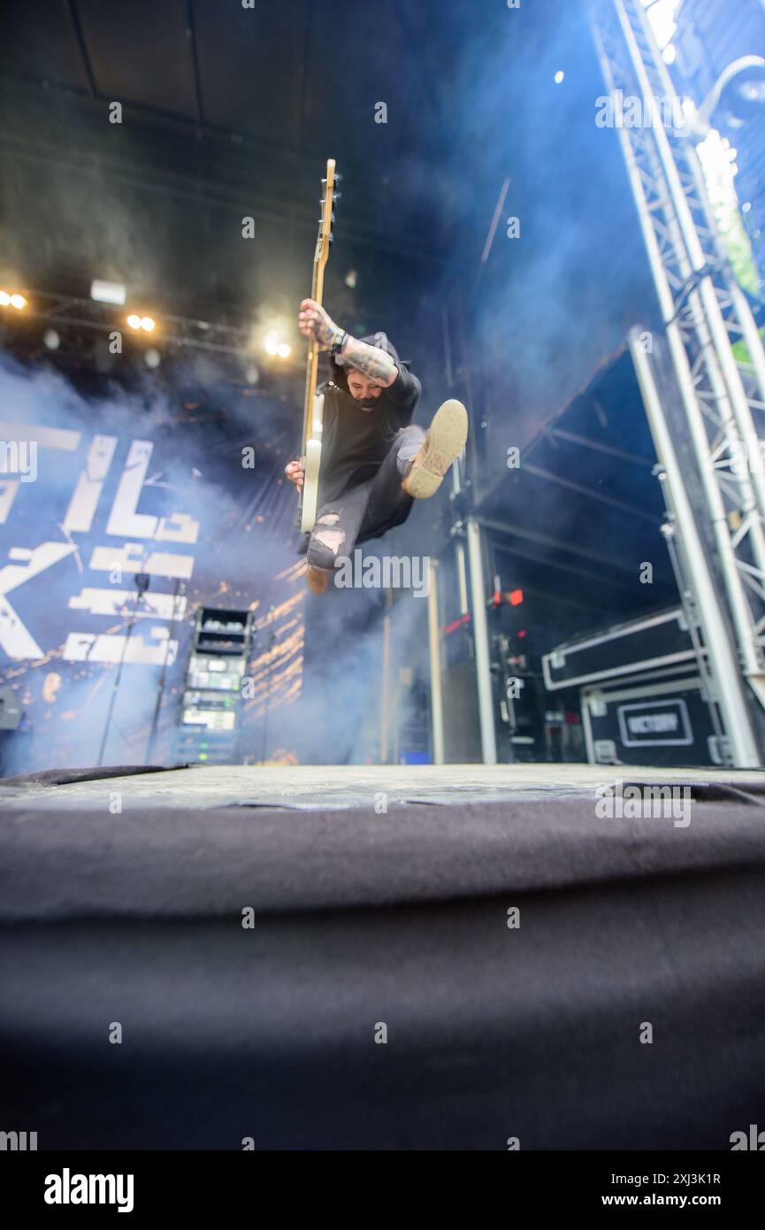 Copenhagen, Denmark. 19th, June 2024. The American hard rock band Until ...