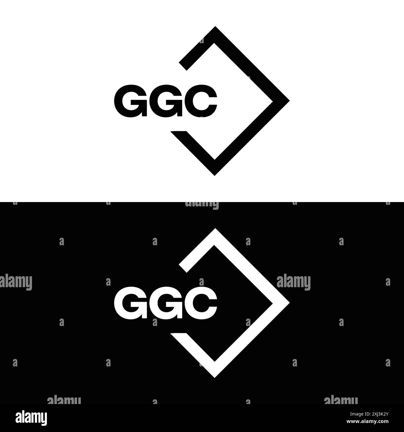 Ggc logo design Black and White Stock Photos & Images - Alamy