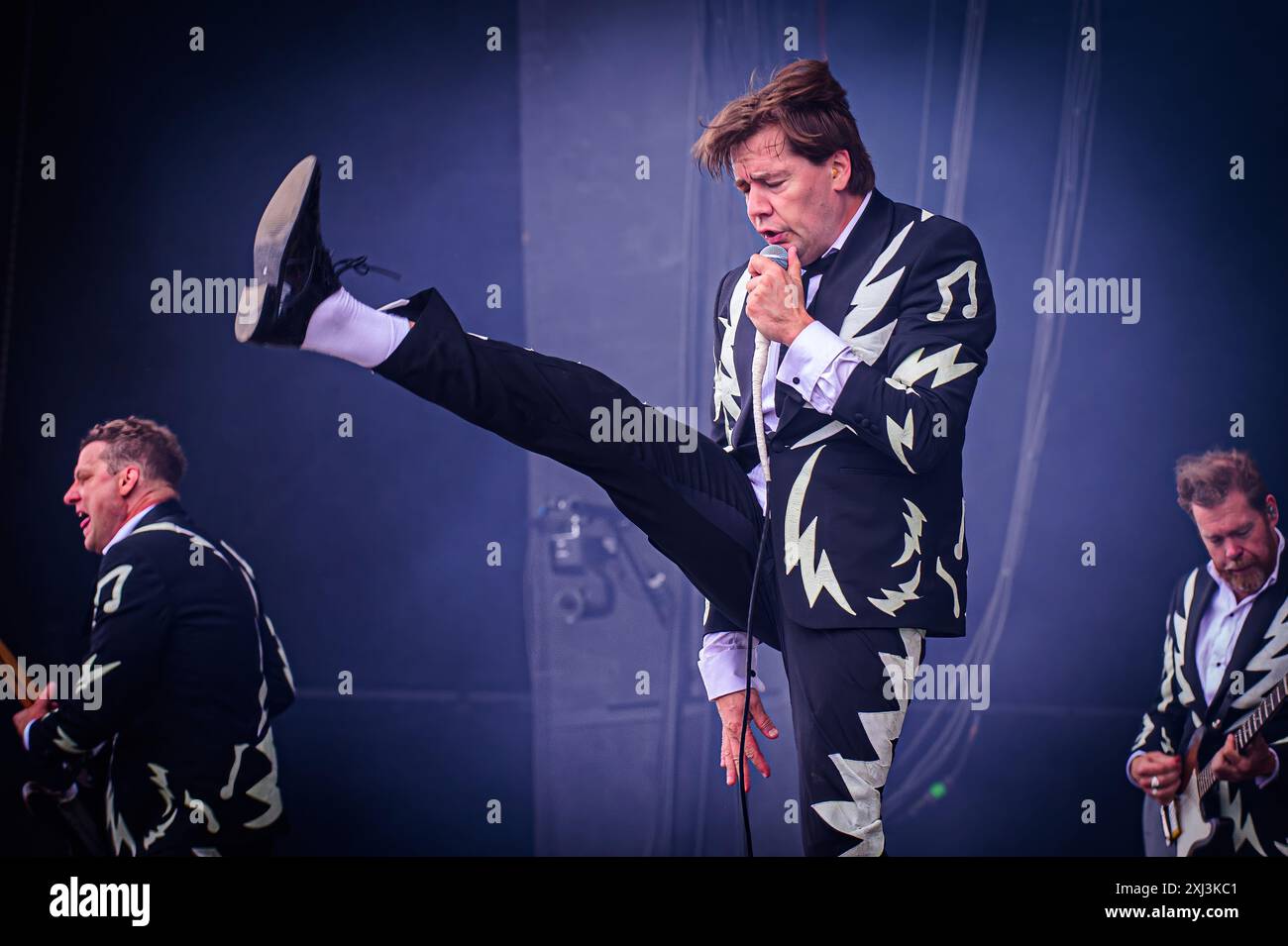 Copenhagen, Denmark. 20th, June 2024. Swedish rock band The Hives ...