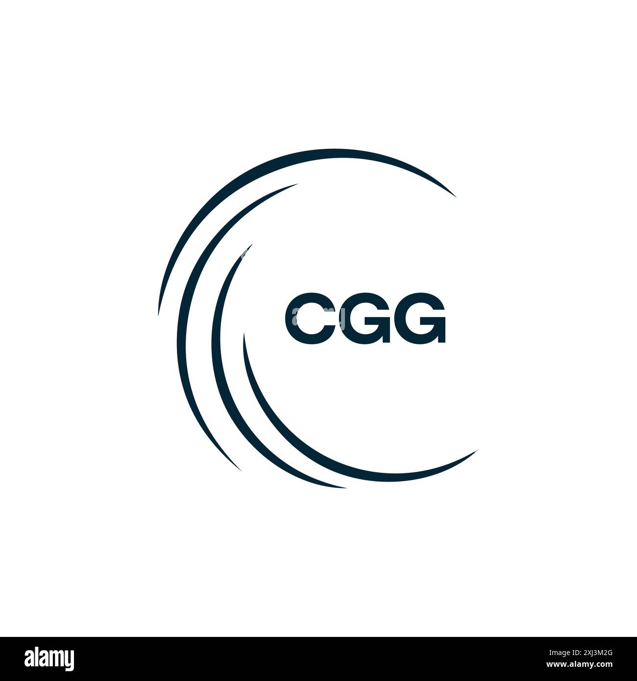 CGG logo. C G G design. White CGG letter. CGG, C G G letter logo design ...