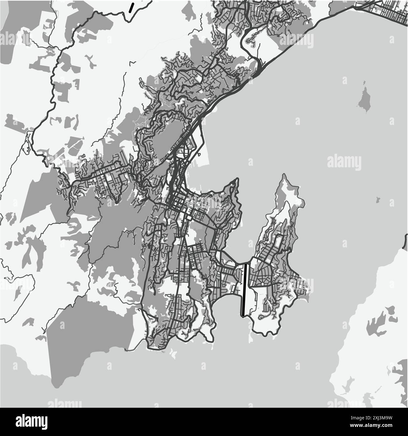 Wellington map hi-res stock photography and images - Alamy