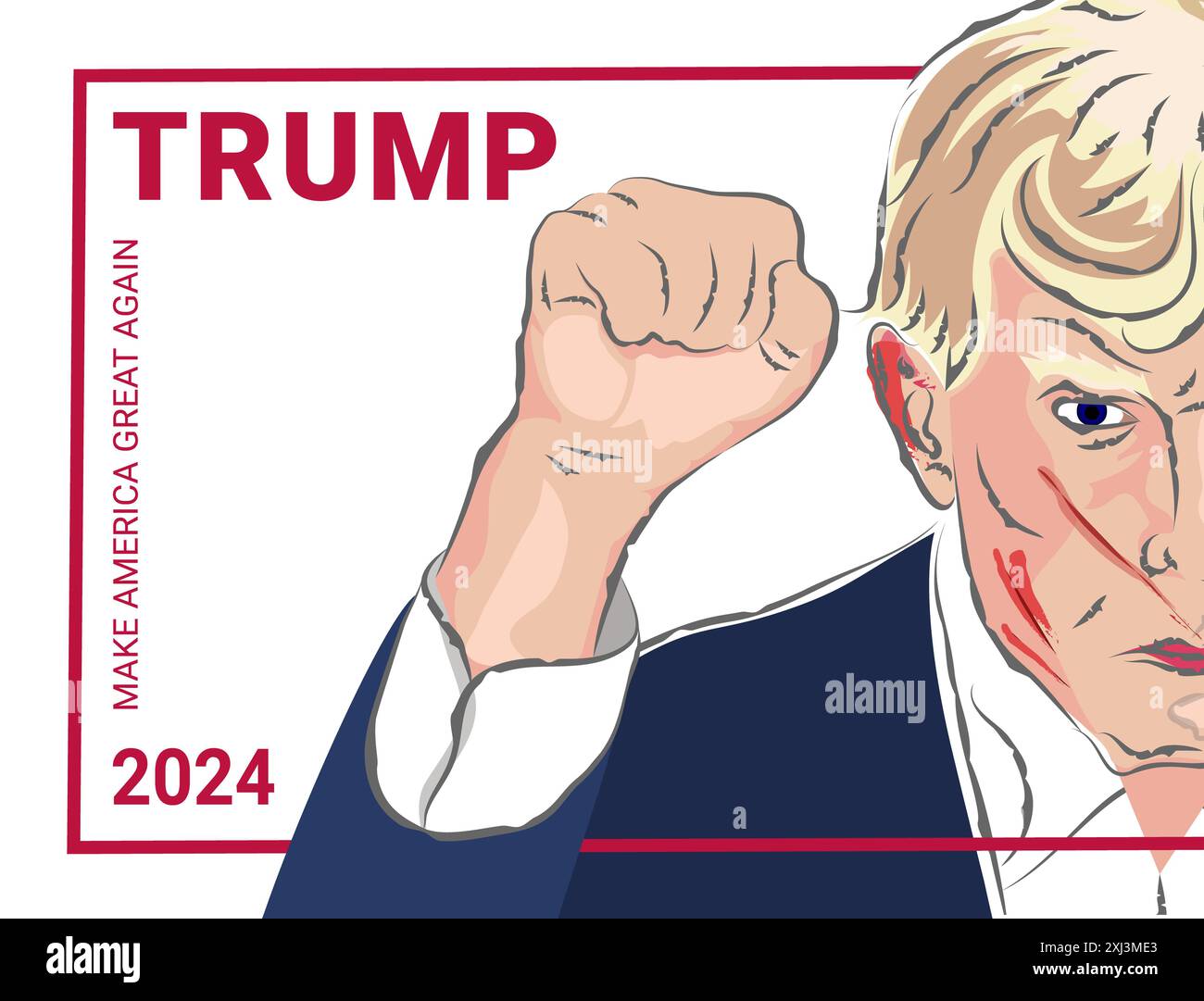 Slogan text america campaigning elections candidate place for text copy ...