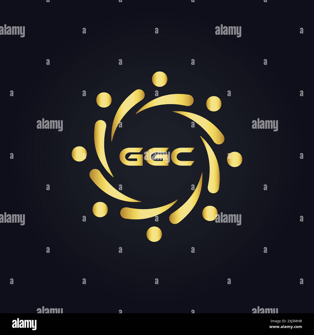 Ggc business logo Stock Vector Images - Alamy
