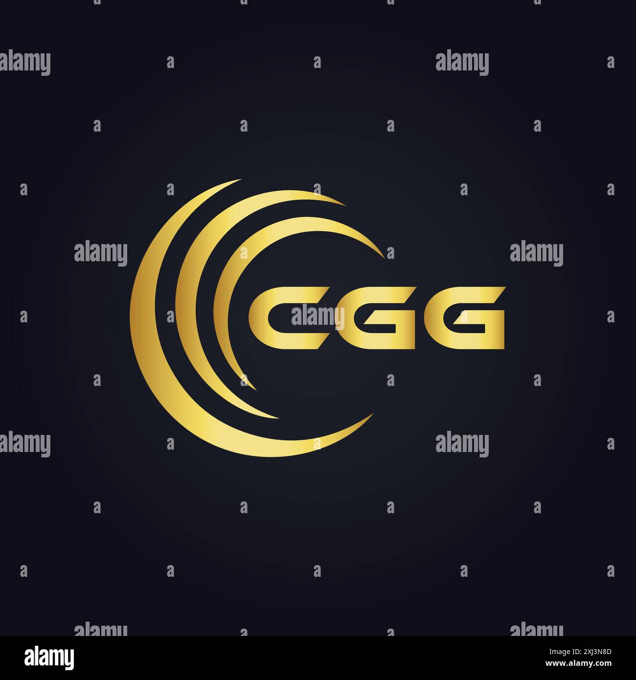 CGG logo. C G G design. White CGG letter. CGG, C G G letter logo design ...