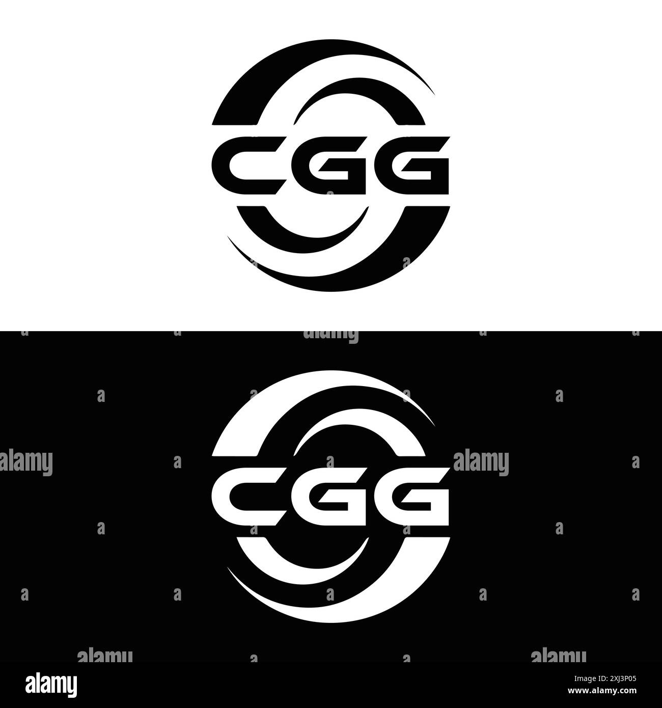 CGG logo. C G G design. White CGG letter. CGG, C G G letter logo design ...
