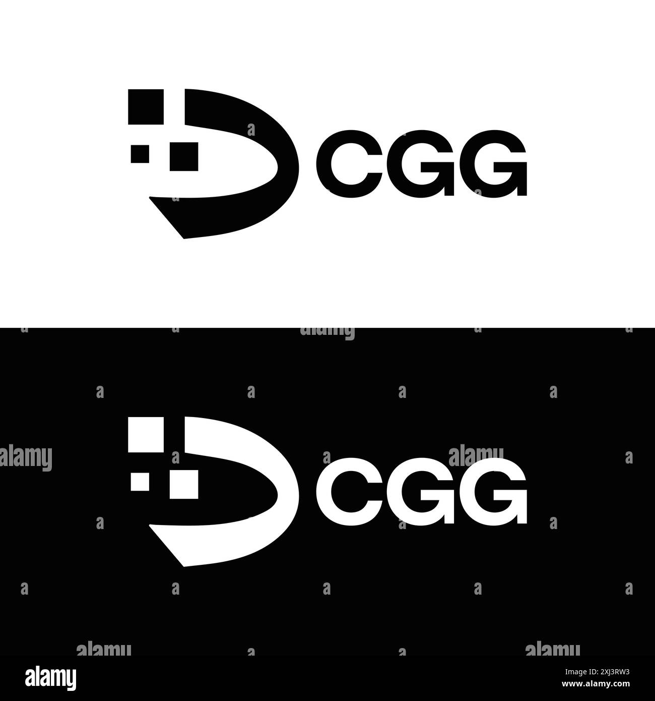 CGG logo. C G G design. White CGG letter. CGG, C G G letter logo design ...