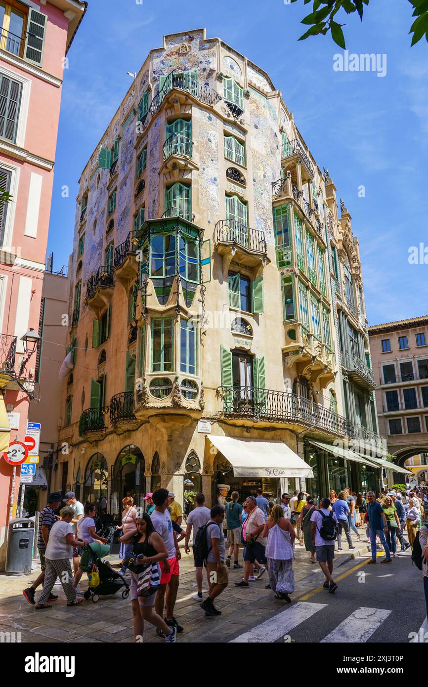 Palma de Mallorca, Spain- May 24, 2024: Famous Can Forteza Rey Art ...